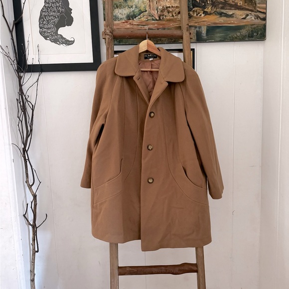 Komitor | Jackets & Coats | Vintage Wool Coatkomitorcamel Color ...